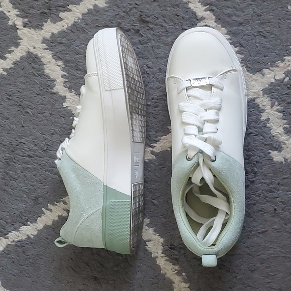 Deezee | Shoes | European Faux Leather Sneakers | Poshmark